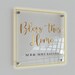 3D Acrylic Family Name Sign, Farmhouse LED Decor, Anniversary Gift ...
