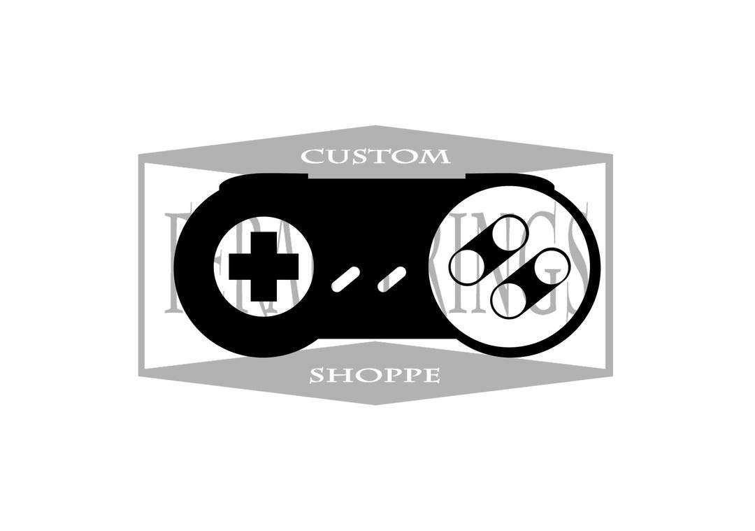Classic Super Nintendo Controller Sticker Decal - Etsy