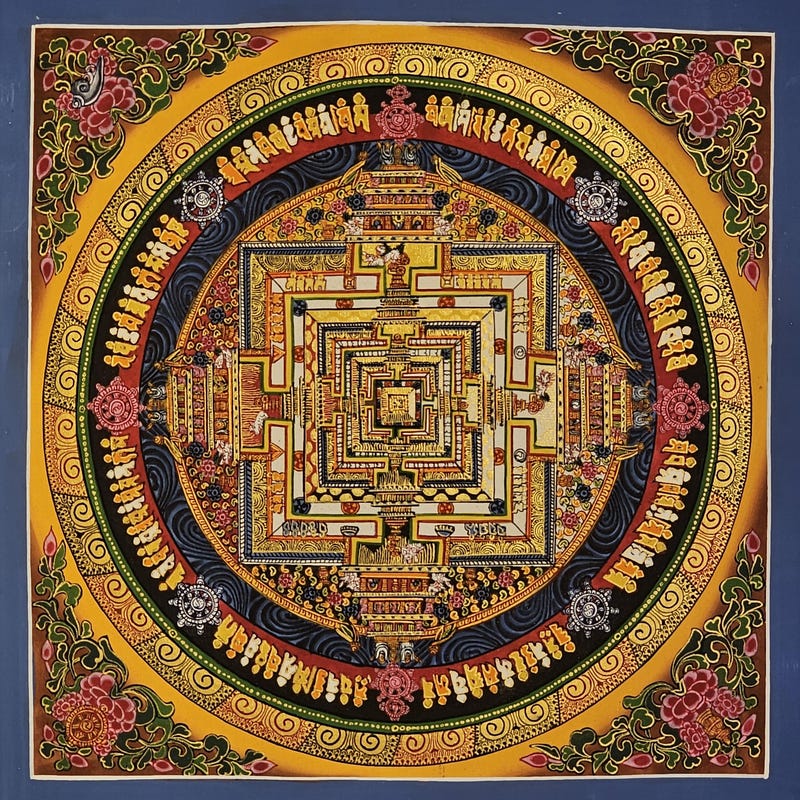 Hand Painted Mandala - Etsy