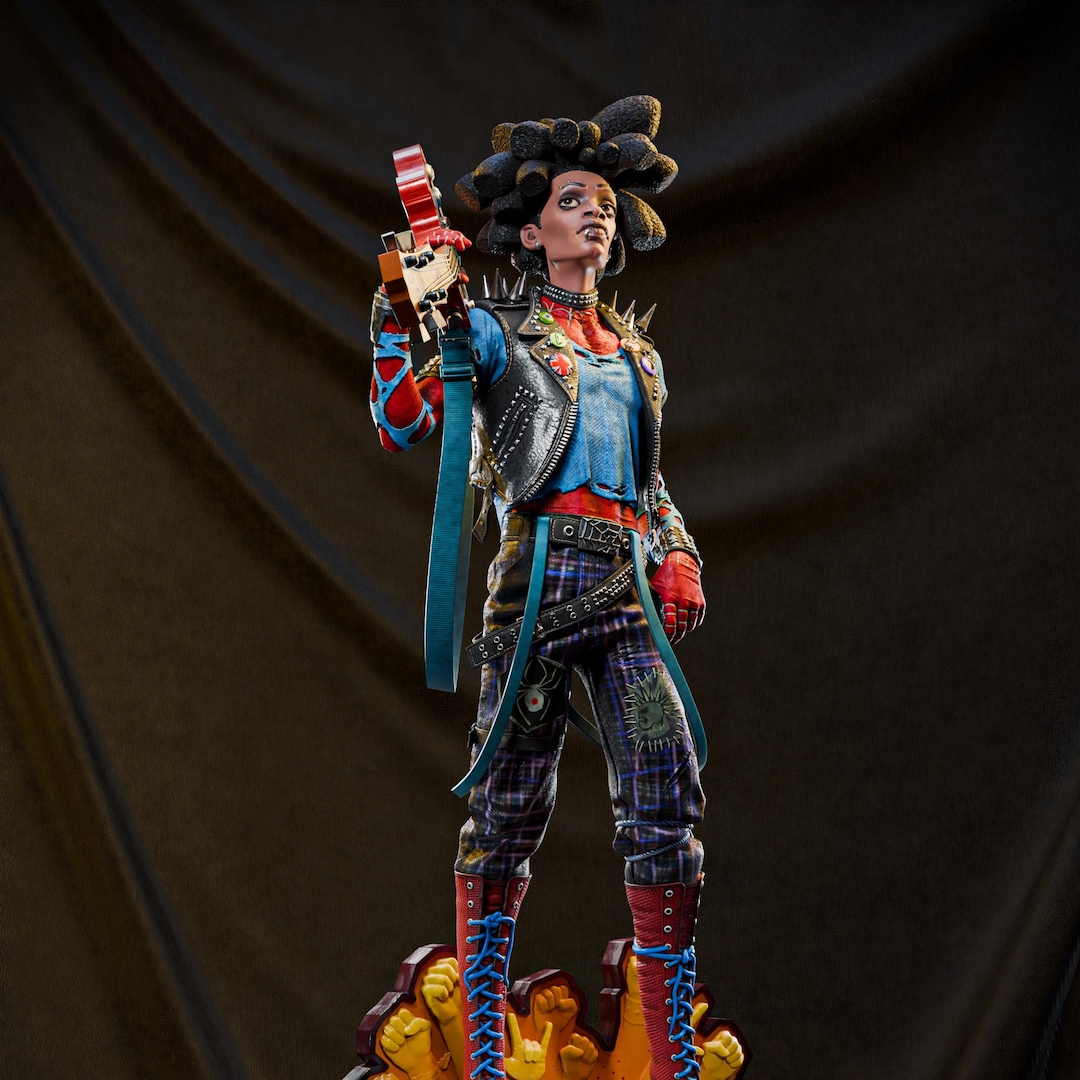 Spider Punk 3D STL File High Quality Model for 3D Printing, Unique ...