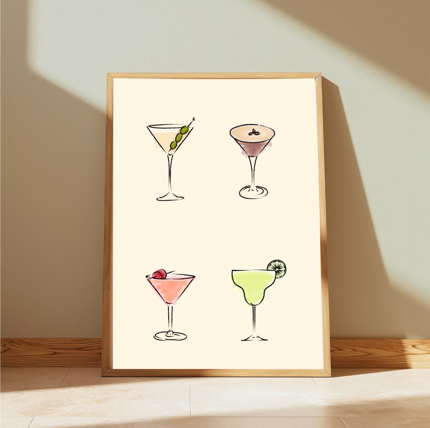 Cocktail Poster - Etsy