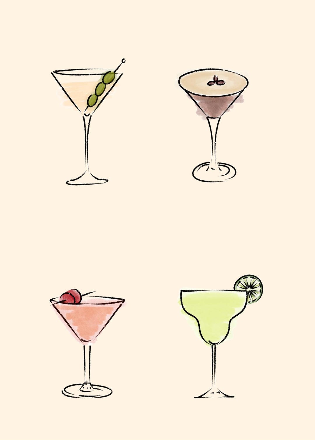 Cocktail Poster - Etsy