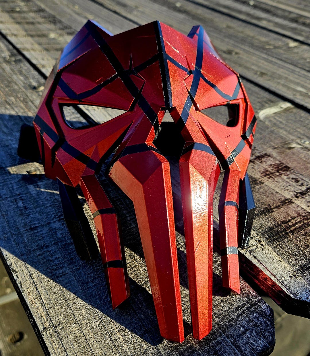 Red Webbed Skull Mask | 3D Printed Cosplay Tactical Mask - Etsy