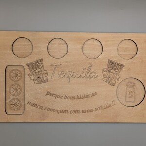 Tequila Shot Board Digital File | SVG DXF PDF | Laser Cut Party Tray ...