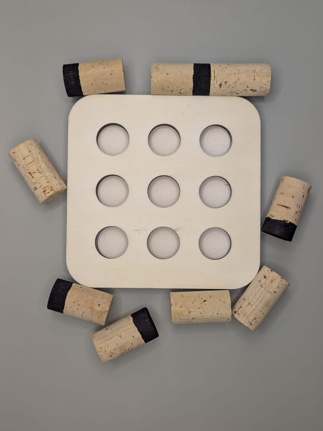 Tic Tac Toe Cork Board Game SVG – Laser Cut File for Ecofriendly Cork ...
