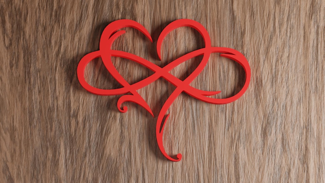 3D Printable Infinity Heart STL | Valentine’s Day Gift | Romantic 3D ...