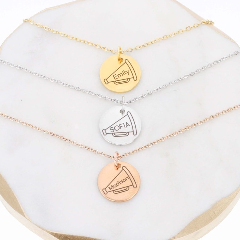Cheerleader Necklace - Etsy