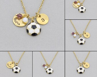 Personalized Hand Stamped Team Necklace Hand Stamped With - Etsy