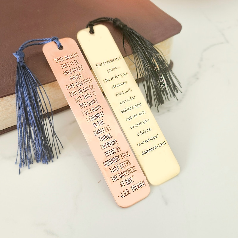 Metal Bookmarks - Etsy