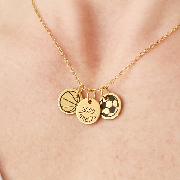 Basketball Necklace - Etsy