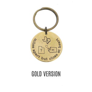 Personalized State Keychain, Friendship Gift, Engraved Map Keychain - Etsy