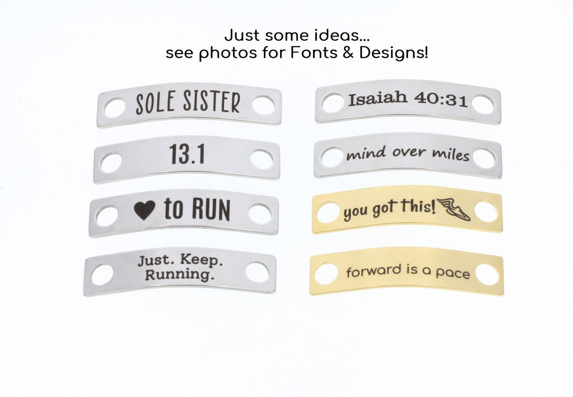 Runner Gift Running Shoe Tags Marathon Run Shoe Charm - Etsy