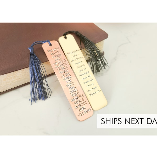 Metal Bookmark - Etsy