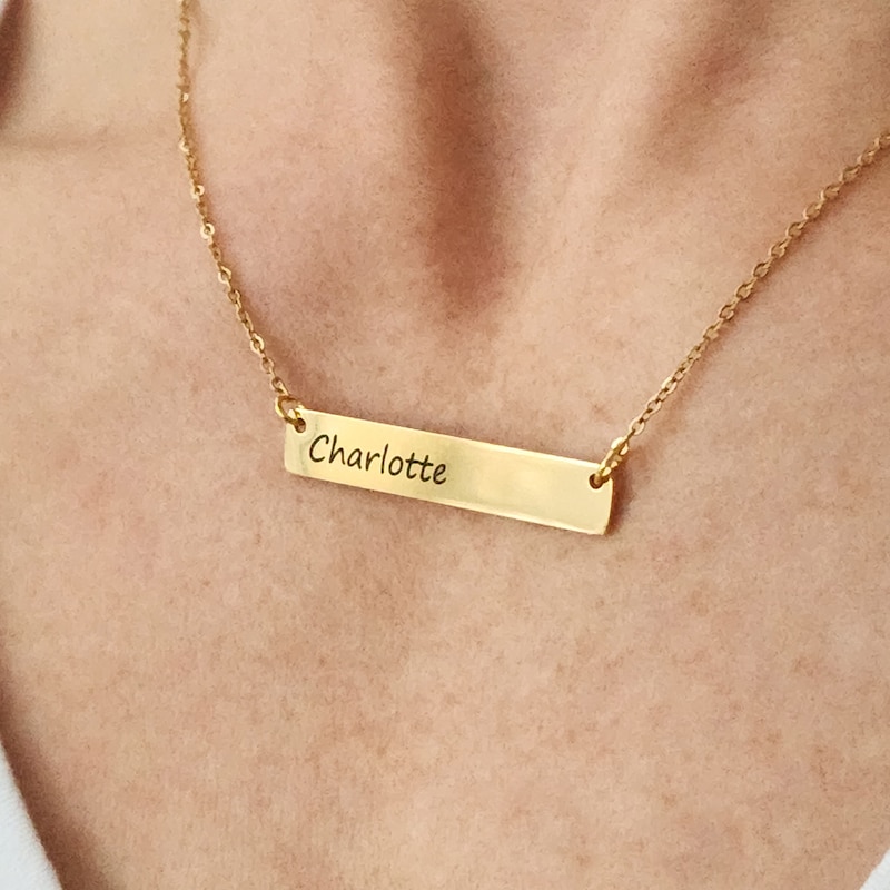 Custom Bff Name Necklace - Etsy