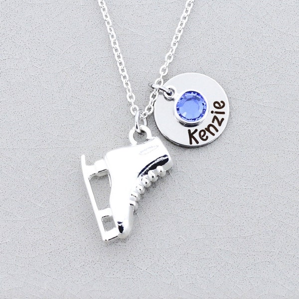 Ice Skating Necklace - Etsy