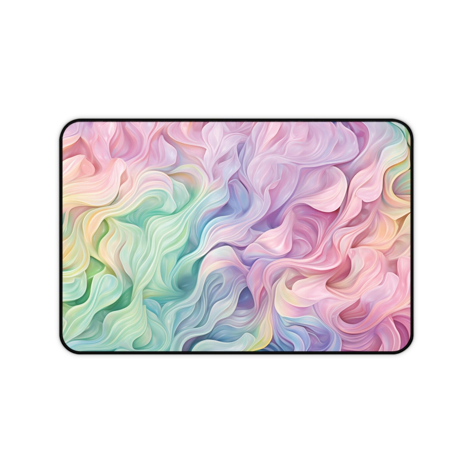 Pastel Rainbow Swirl Gaming Desk Mat: Cosy Streaming Setup - Etsy