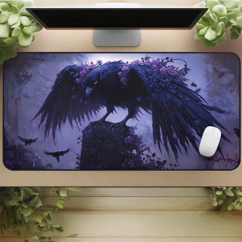 Purple Mouse Pad - Etsy