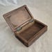 Wooden Rectangular Trinket Box With Intricate Hand Carved Decorative ...