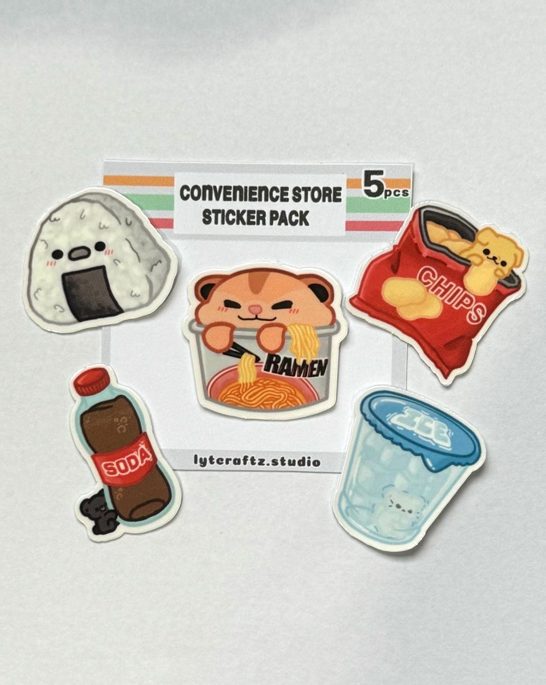 Convenience Store Sticker Pack | Waterproof Sticker - Etsy