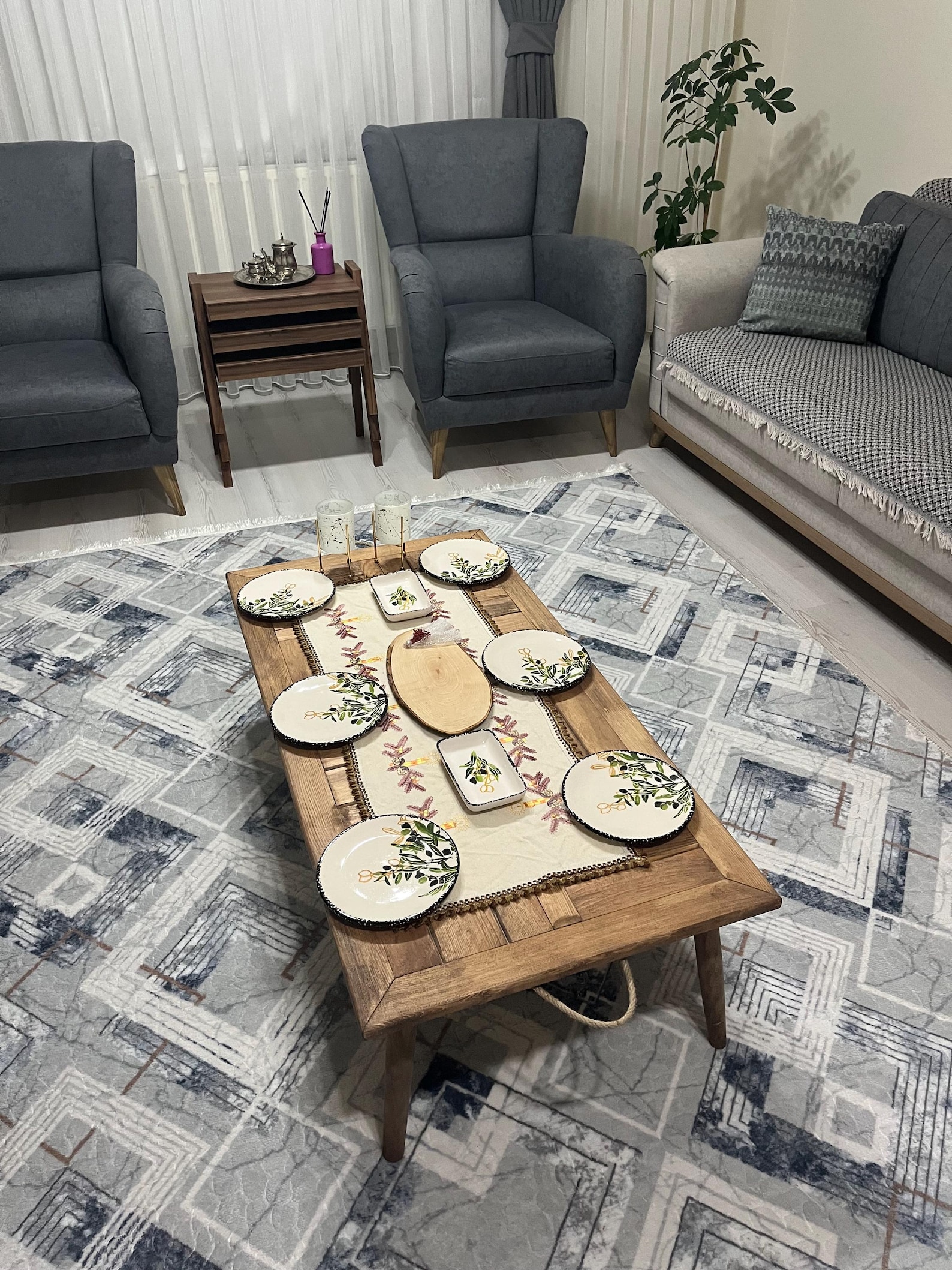 Foldable Pine Wood Picnic Table, 44 in X 22 In, Outdoor Dining Table ...