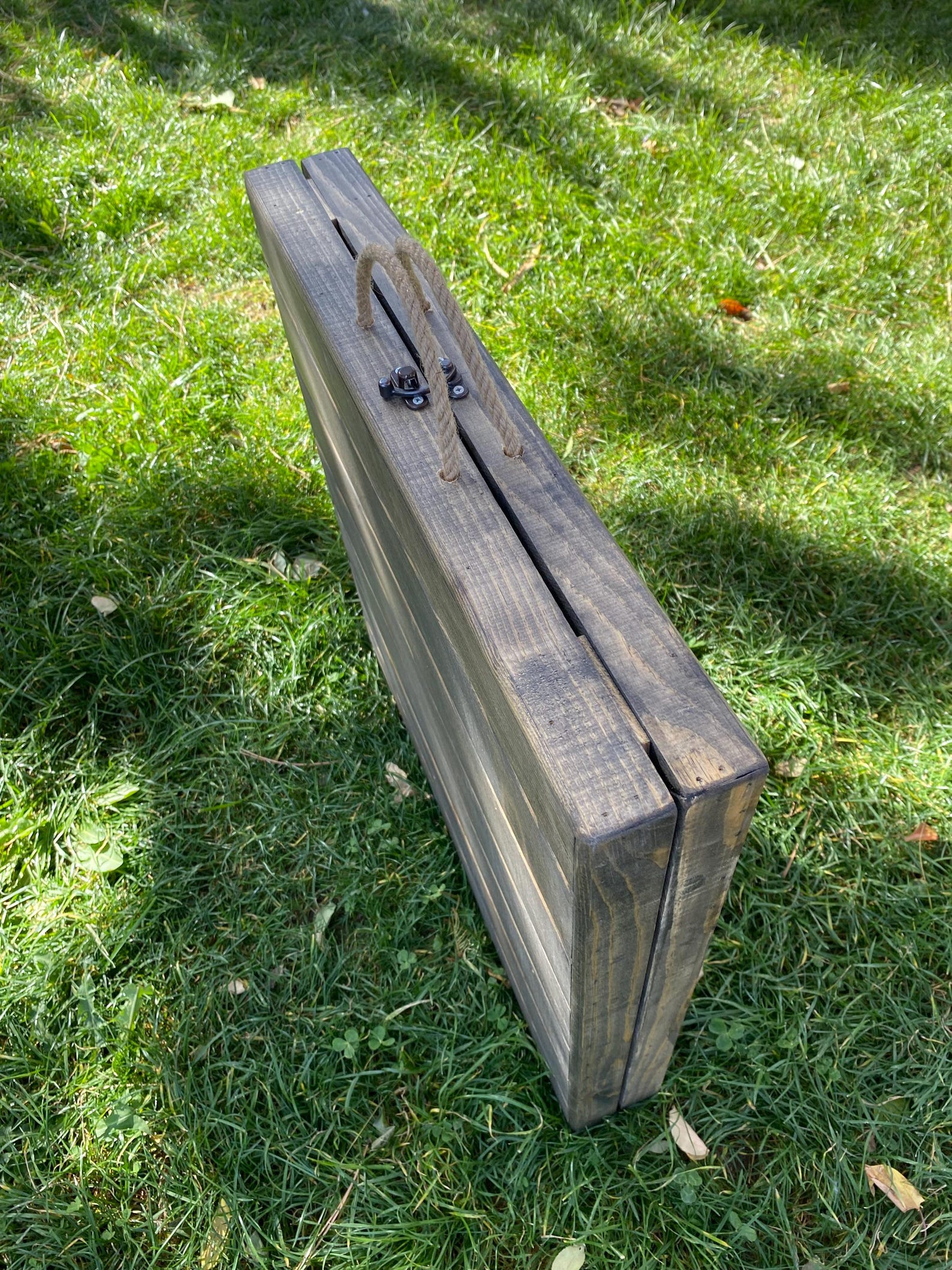 Foldable Pine Wood Picnic Table, 44 in X 22 In, Outdoor Dining Table ...