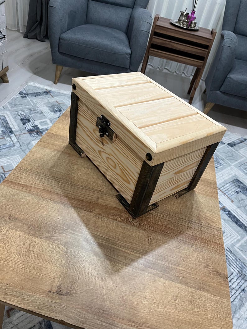 Custom Wooden Gift Box - Personalized Rustic Keepsake Box - Perfect for ...