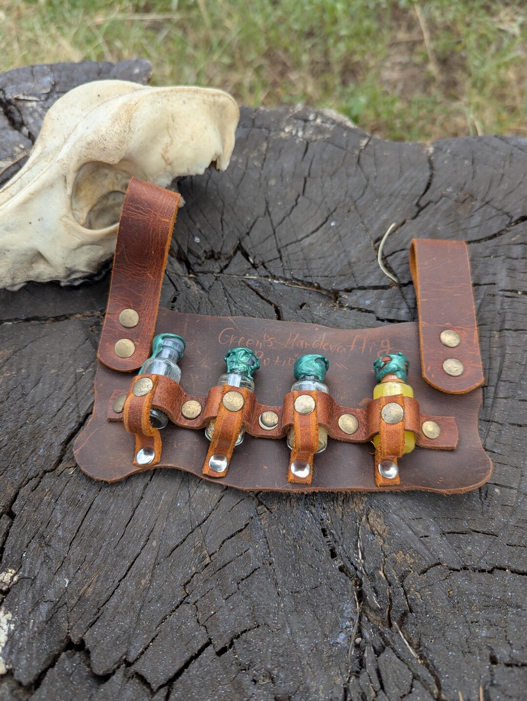 Elixir Holder Fantasy Potion Magic Bottle Holder Cosplay Renfair LARP ...
