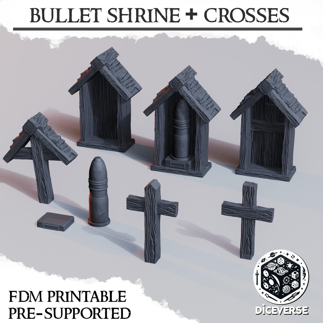 10 X Bullet Shrines - Trench Terrain - Tabletop Gaming Wargaming ...