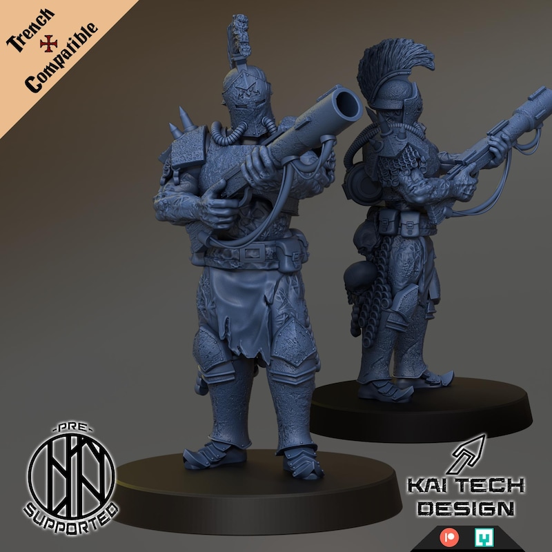 Knight Sniper Miniature - Etsy