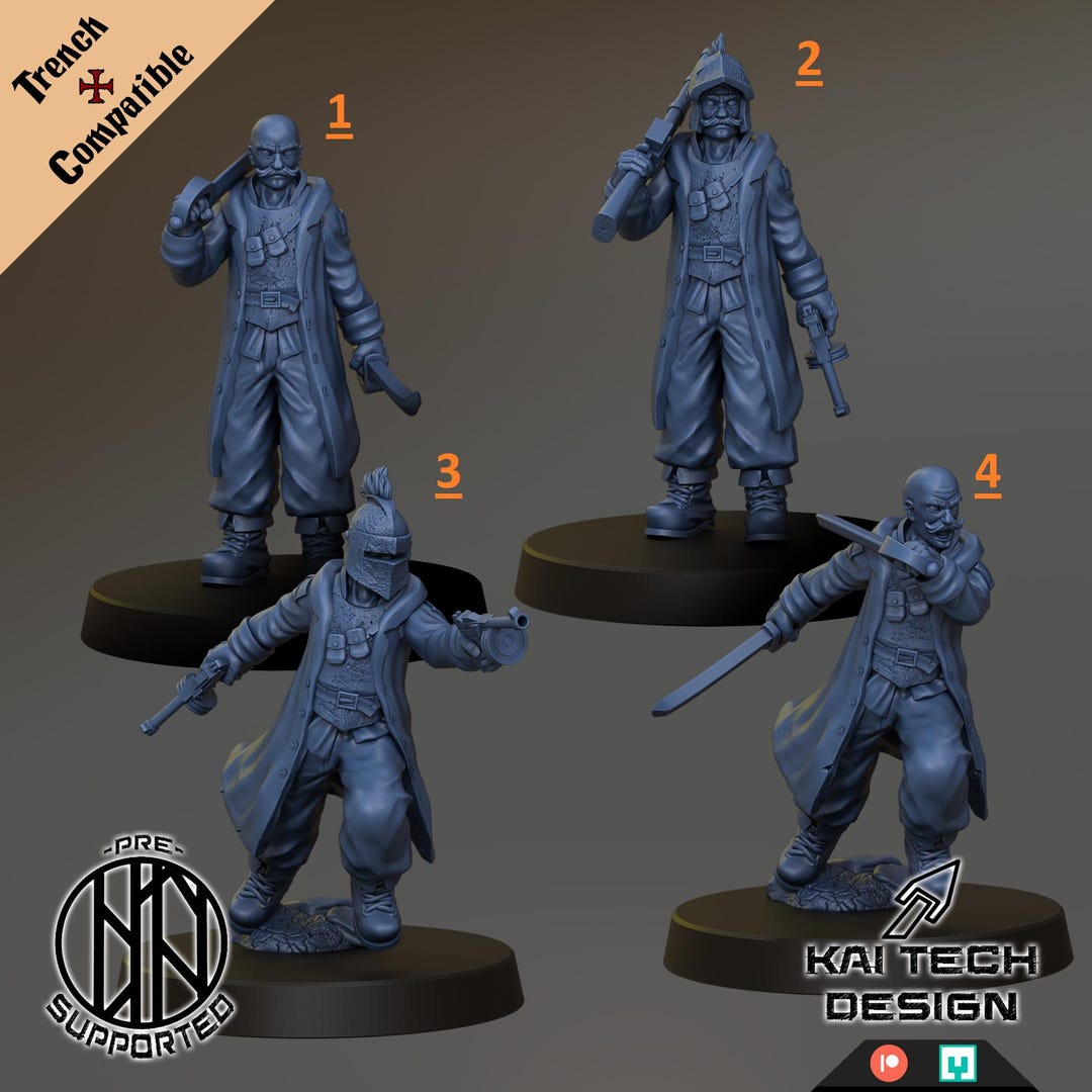 Lieutenant Miniature - New Church - Tabletop Trench War Gaming ...