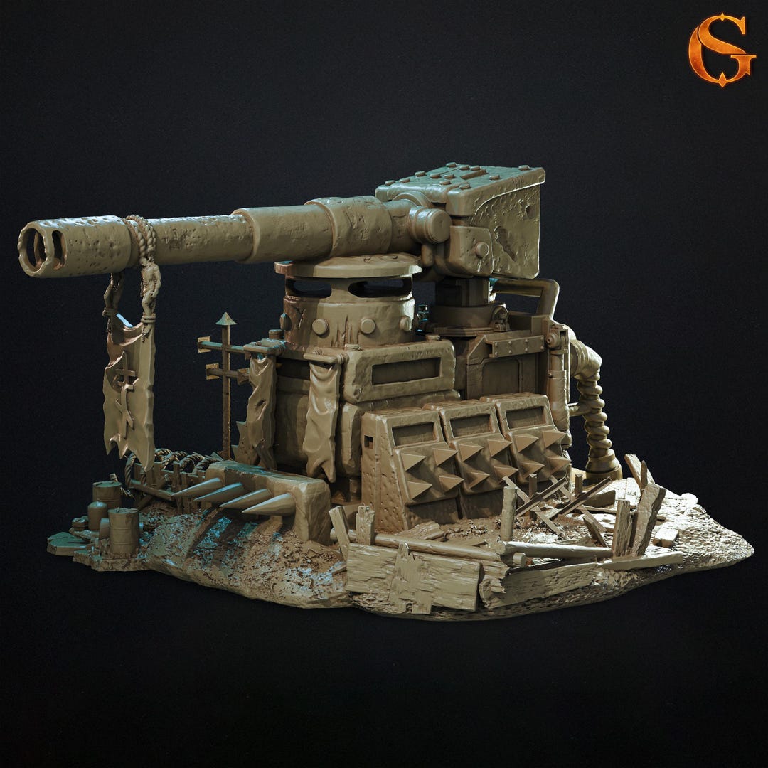 Trench Cannon Bunker #4 – Wargaming Scenery / Terrain - Tabletop Gaming ...