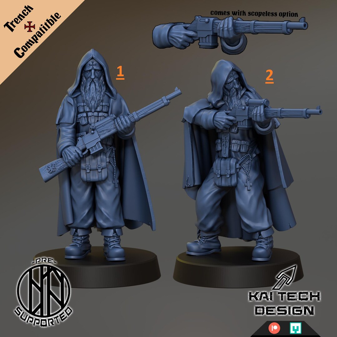 Blind Sniper Cleric - 2 Variations + Full Set Options - New Church ...
