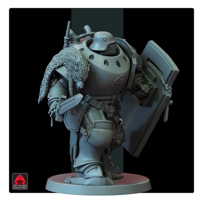 Lieutenant in Machine Armour With Hammer- Trench War - by Red Pilgrim ...