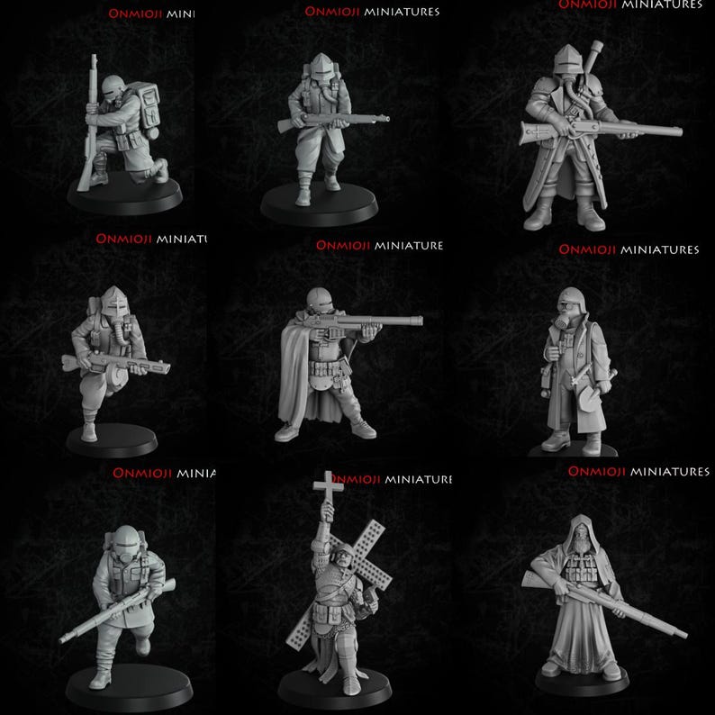 New Church Warband by Onmioji - Trench War Proxies - Infantry / Priest ...