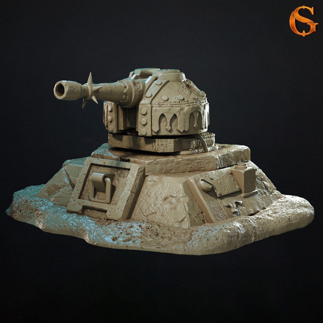 Trench Cannon Bunker #8 – Wargaming Scenery / Terrain - Tabletop Trench ...