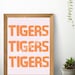 3 Clemson Digital Prints | Wall Art | Dorm Decor | Clemson Tigers - Etsy