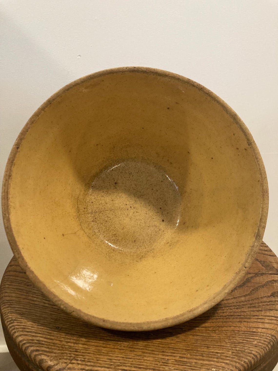 Antique Yellow Ware Bowl - Etsy
