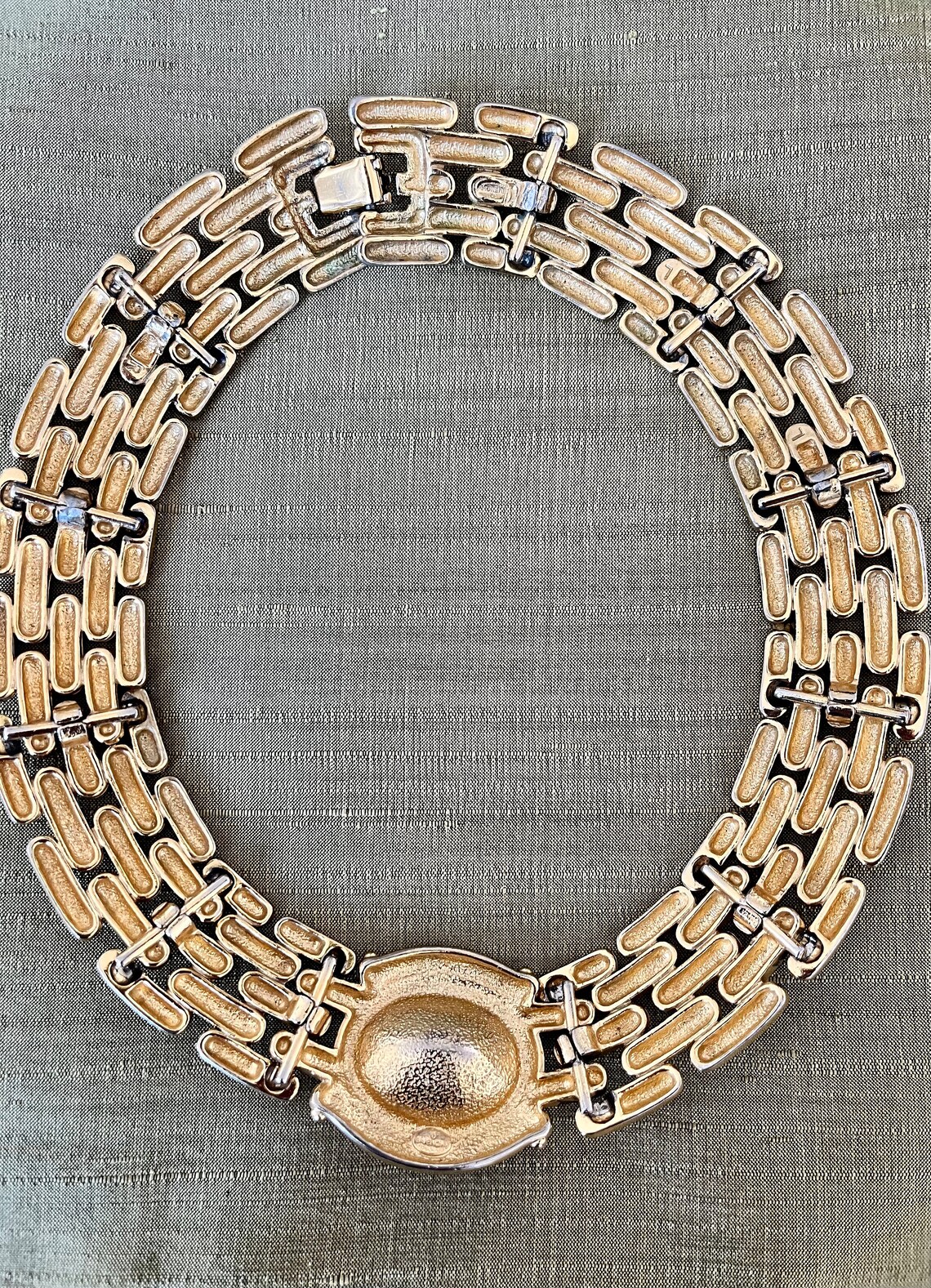 GIVENCHY Iconic Vintage Choker Necklace, Goldtoned Signature GG Clasp ...