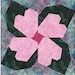 Dogwood Blossom, Floral Paper Pieced Quilt Block PDF, 6 & 12 Inch ...