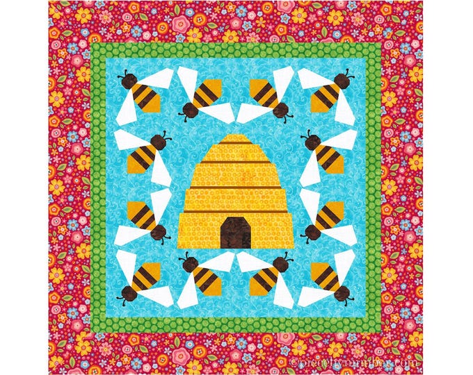 Honey Maker Paper Piecing Pattern - Etsy Canada
