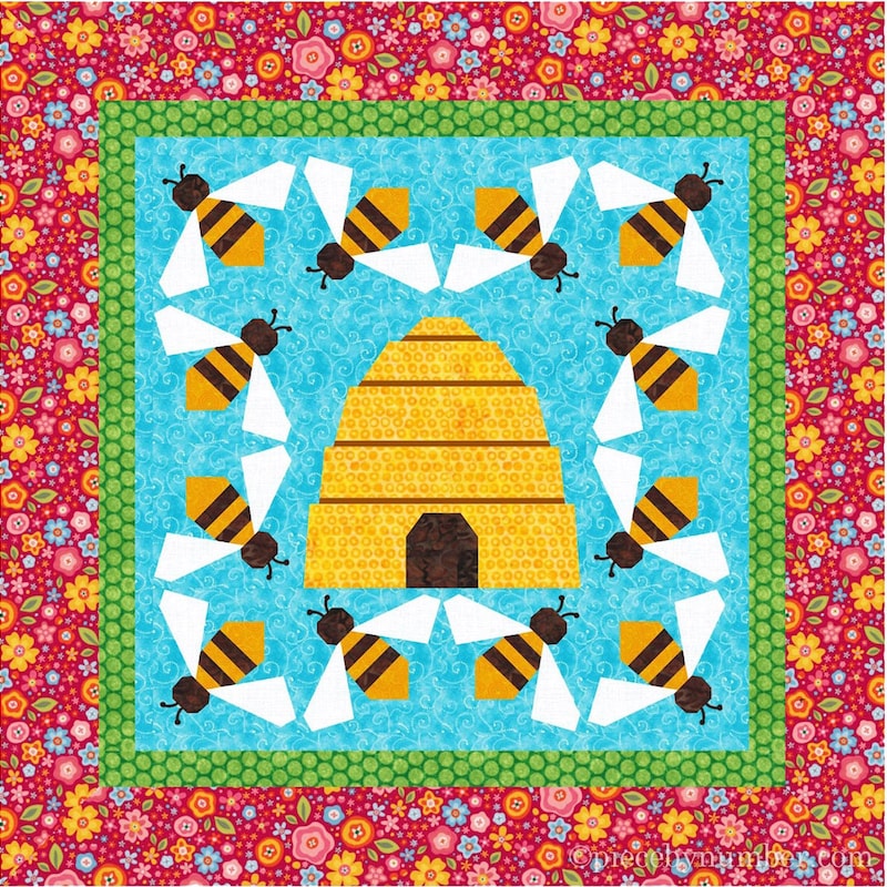 Bumble Bee Quilt Pattern - Etsy