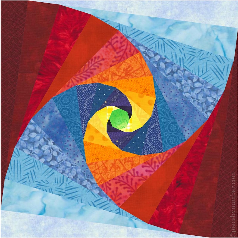 Twisted Log Cabin - Etsy