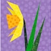 Daffodil Paper Piecing Flower Quilt Block Pattern PDF Download, 6 & 12 ...