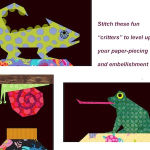 Escaping Bugs Bottle Quilt Pattern for Paper Piecing PDF, 49 X 58 ...