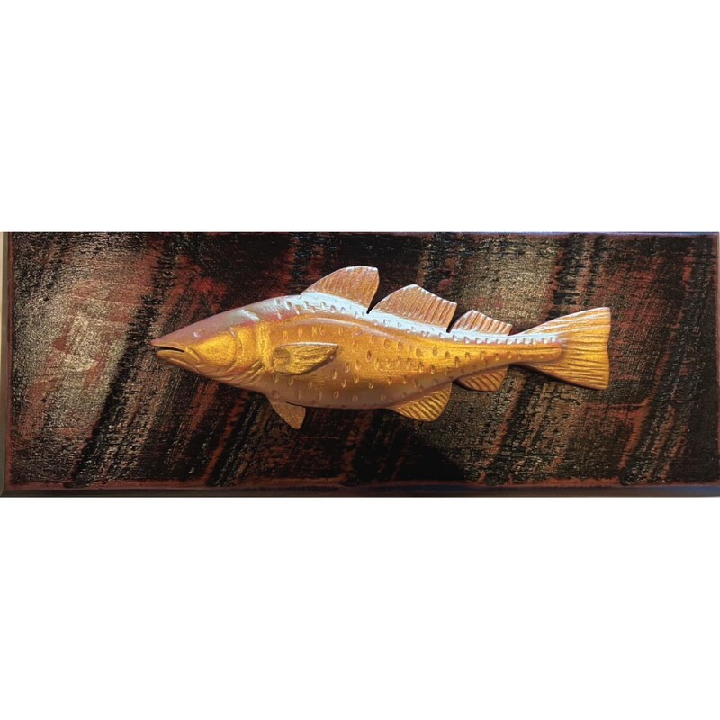 Wooden Fish Wall Art - Etsy