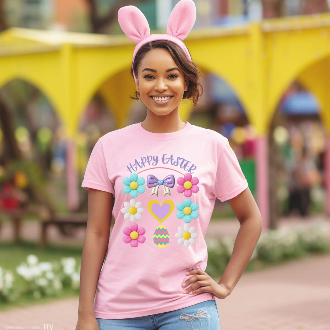 Happy Easter Shirt Cute Easter Shirt Floral Easter Shirt Easter Gift ...