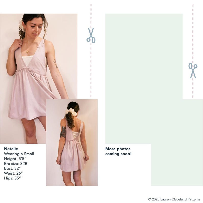 Elizabeth Mini Dress Beginner PDF Sewing Pattern - Etsy