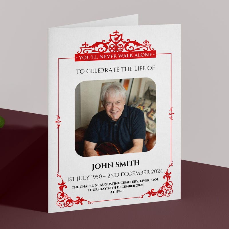 Liverpool Fc Funeral - Etsy UK