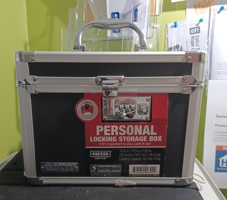 Personal Locking Storage Box - Etsy