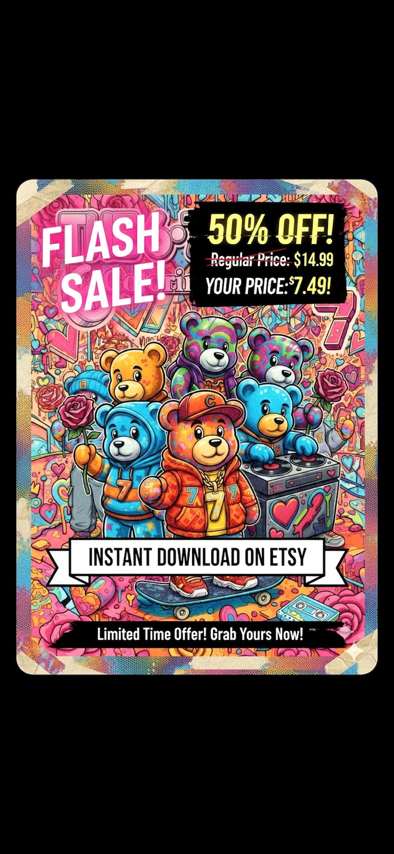 Coloring Pages for Kids: 8 Teddy Bears Activity Sheets Coloring Book ...